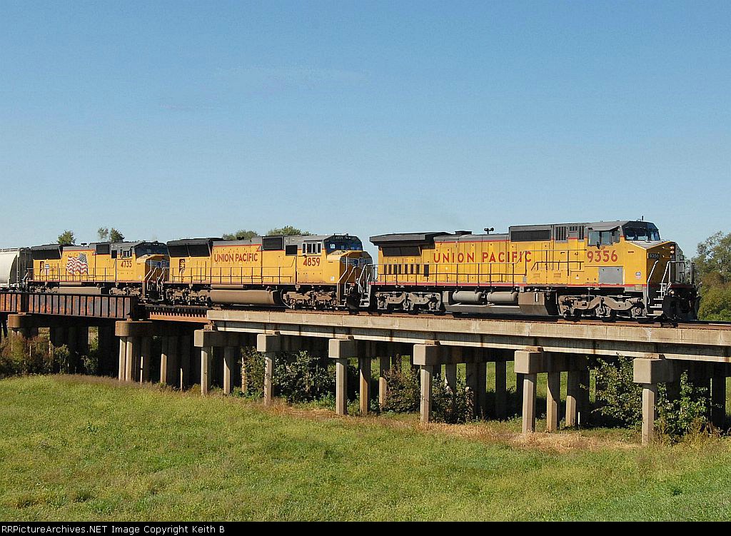 UP 9356 4859 and 4735